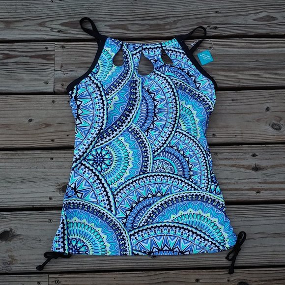 Free Country | Swim | Free Country Swimwear Swim Suit Top Tankini ...